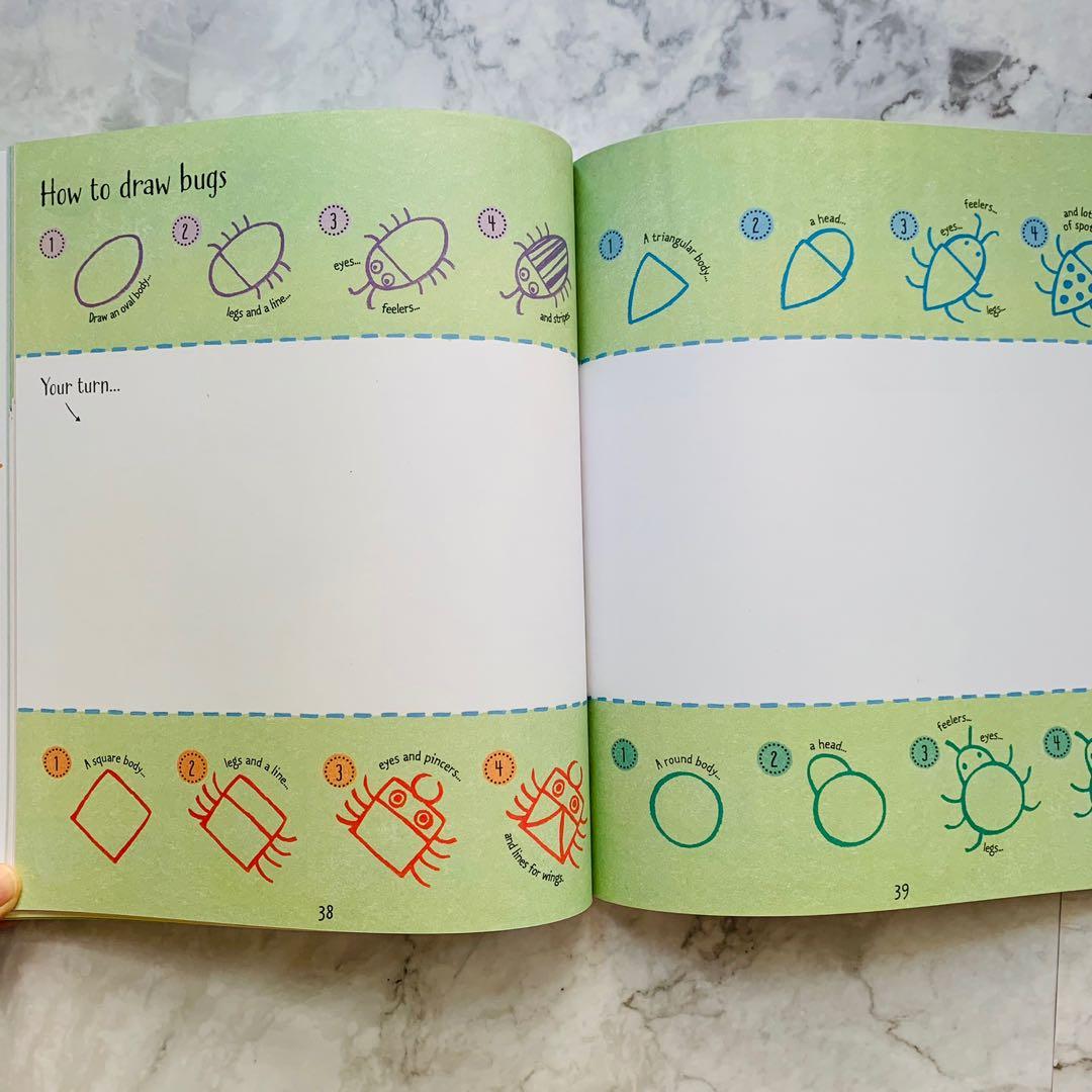 Usborne Step by Step Drawing Guide, Hobbies & Toys, Books & Magazines ...