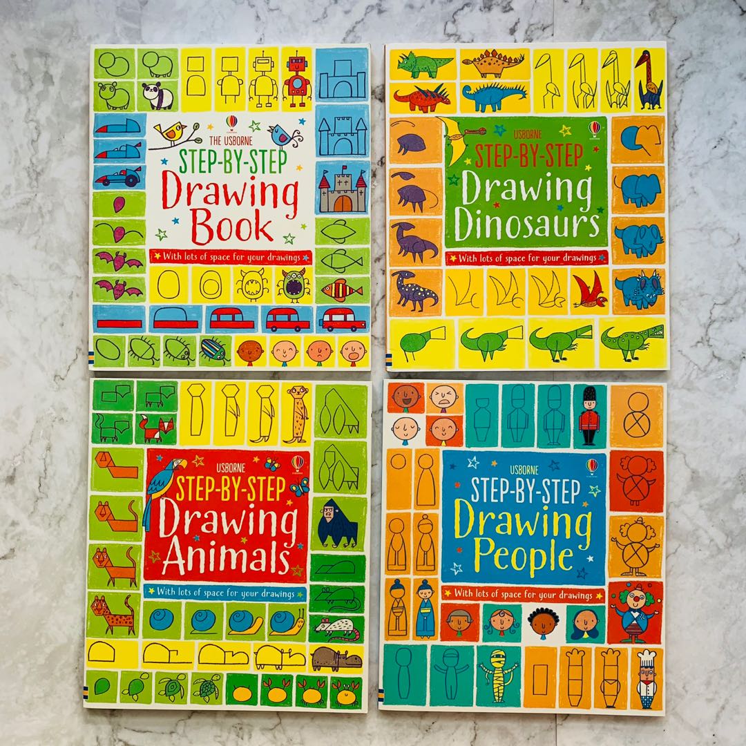 Usborne Step by Step Drawing Guide, Hobbies & Toys, Books & Magazines ...