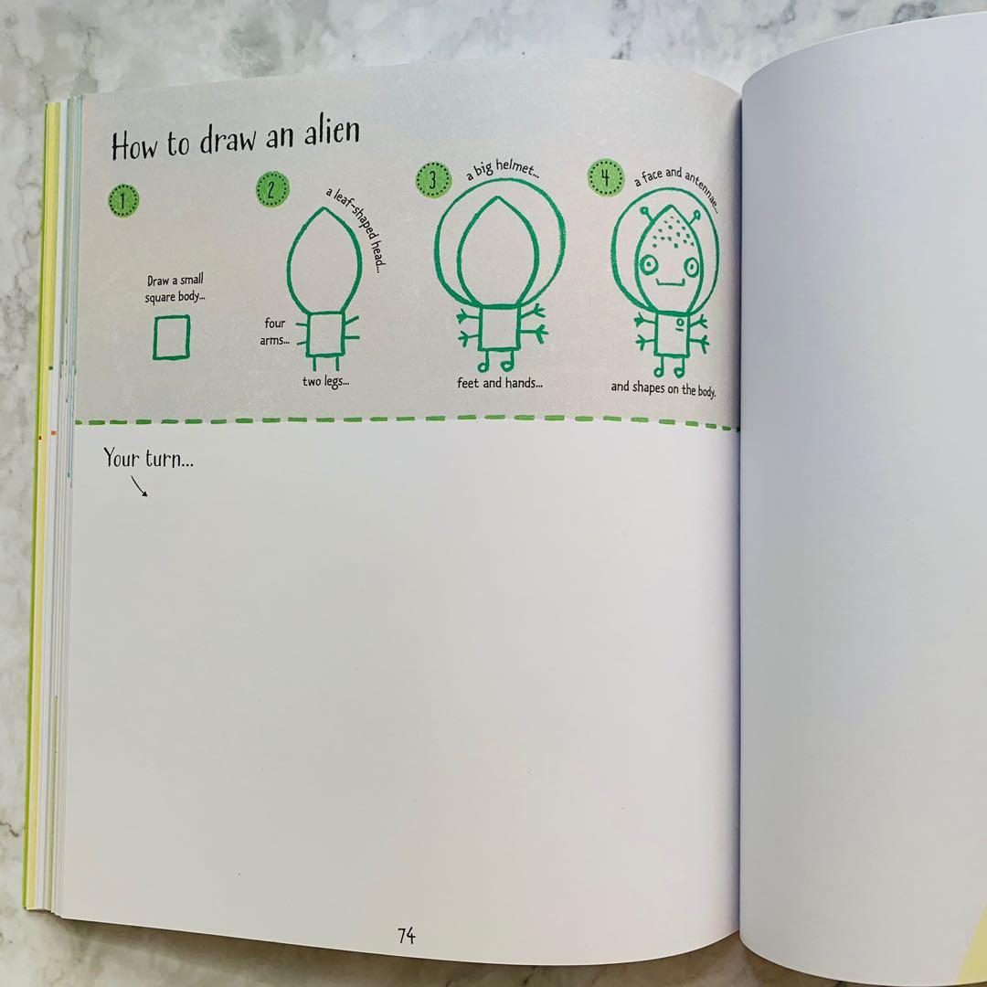 Usborne Step by Step Drawing Guide, Hobbies & Toys, Books & Magazines ...