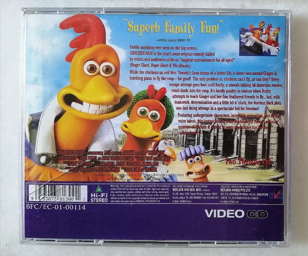 VCD - CHICKEN RUN (2000), Hobbies & Toys, Music & Media, CDs & DVDs on ...