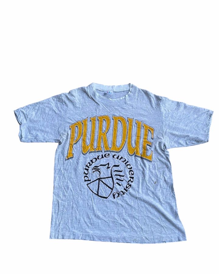 Vintage Purdue University Tee, Men's Fashion, Tops & Sets, Tshirts ...