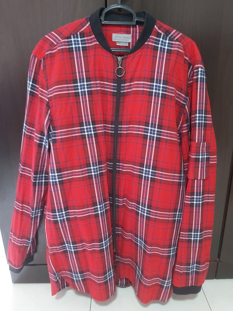 GSS discount! Zara man checkered jacket, Men's Fashion, Coats, Jackets ...