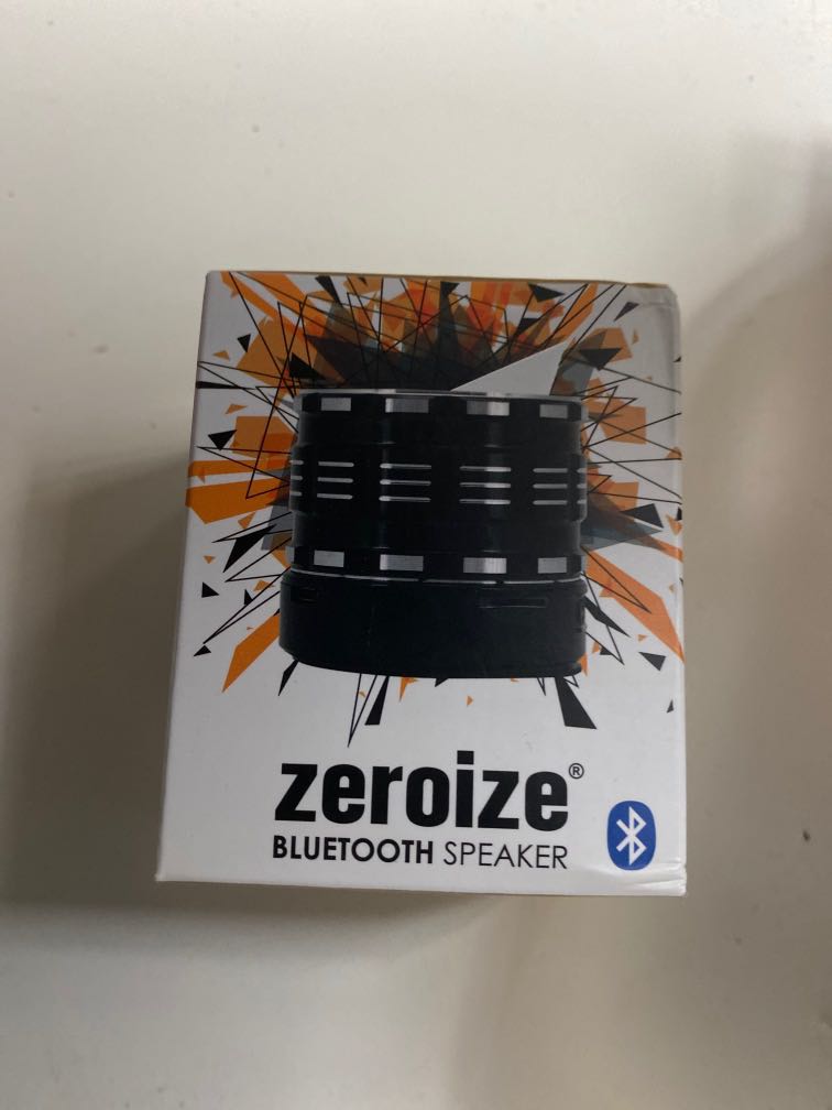 Zeroize Bluetooth Speaker 藍芽喇叭, 音響器材, Soundbar、揚聲器、藍牙喇叭、耳擴 - Carousell
