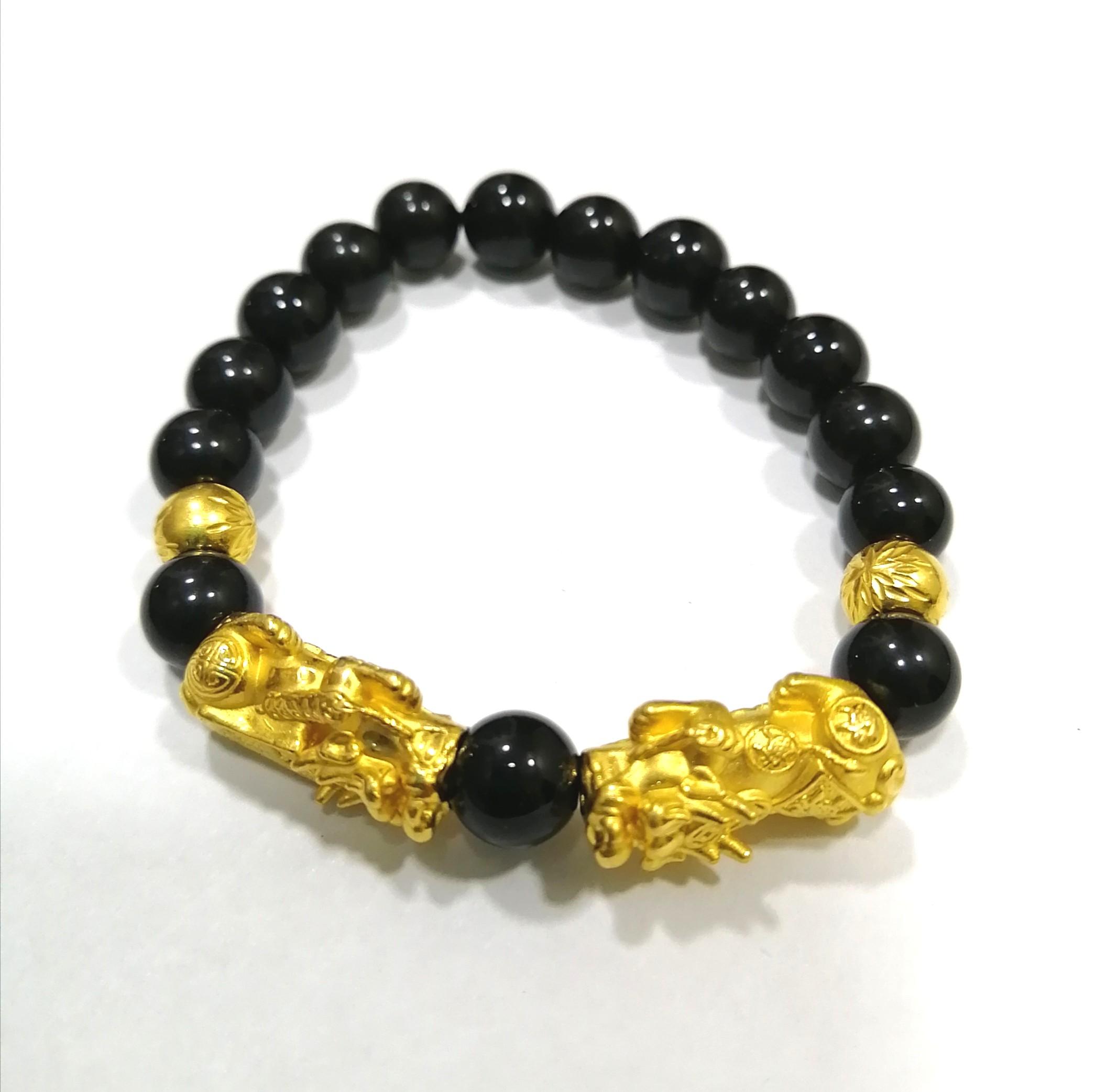 24K Gold Pixiu Bracelet, 44% OFF