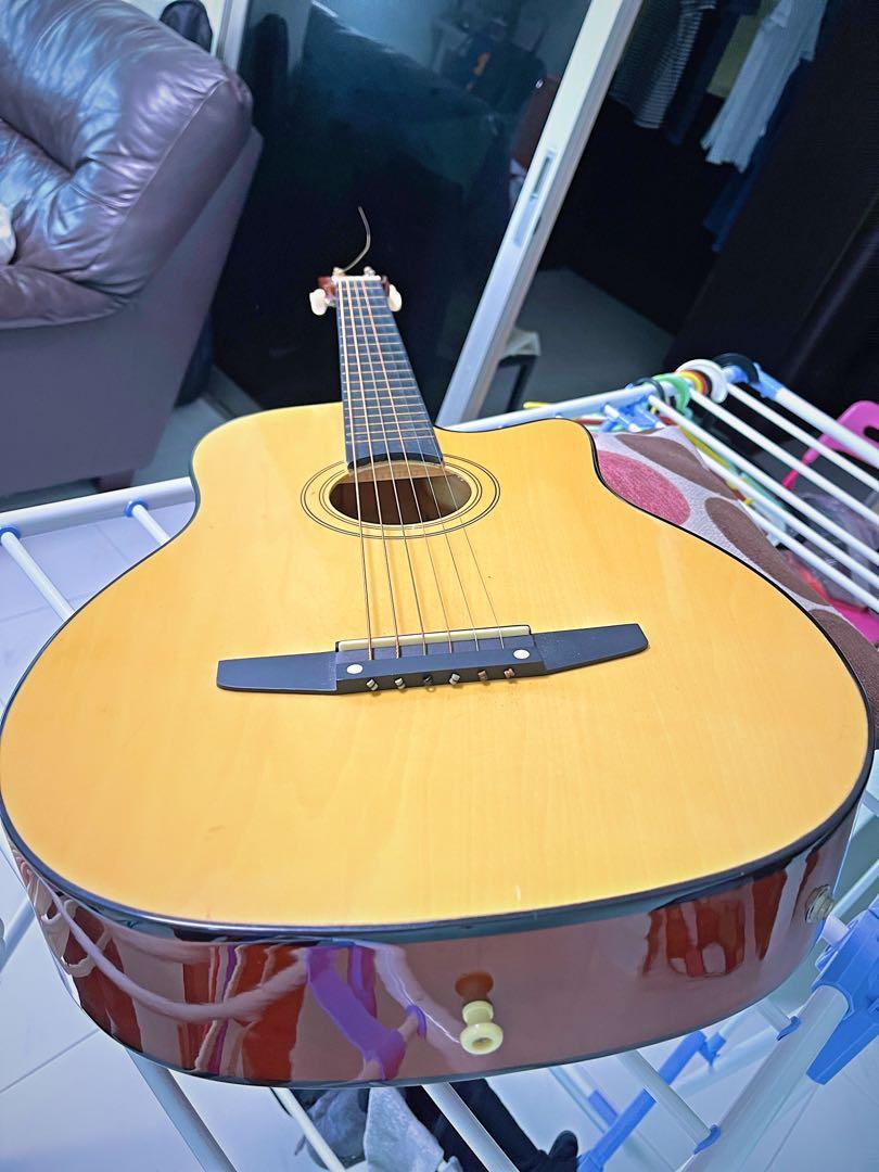 38” Acoustic Guitar ( Electro plug-in ), Hobbies & Toys, Music & Media ...