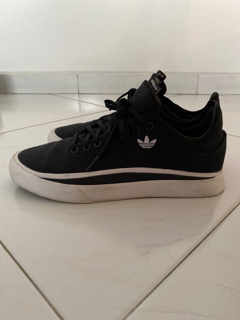 Adidas Black shoes, Women's Fashion, Footwear, Sneakers on Carousell