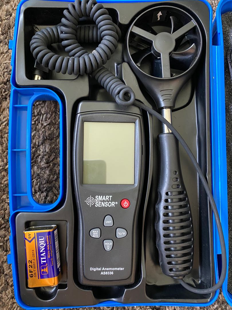 Aircon Smart wind speed temperature sensor, Furniture & Home Living ...