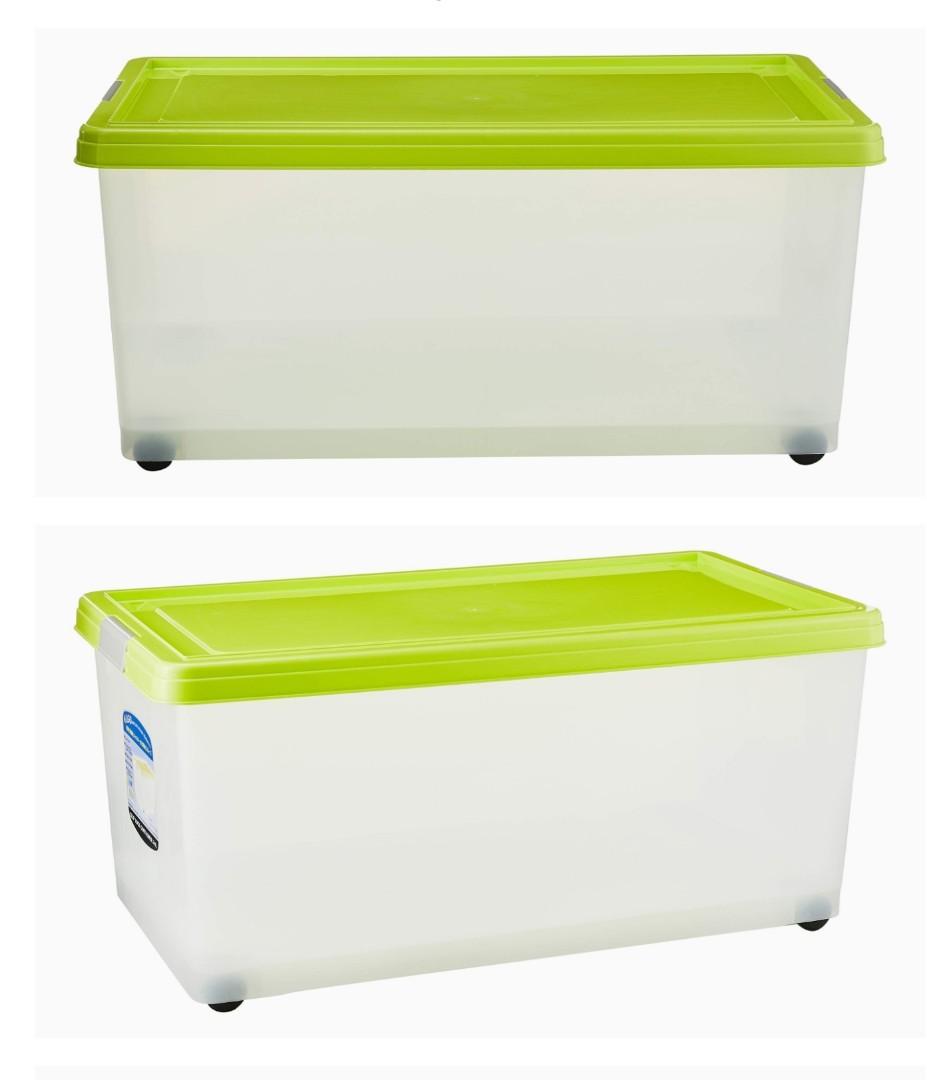 ALGO CLIP LOCK CONTAINER 74L, Furniture & Home Living, Home Improvement ...