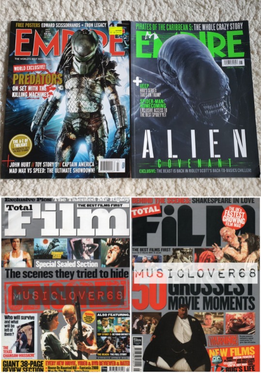 Alien Covenant Predator Total Film Horror Grossest Movie Moments, Books ...