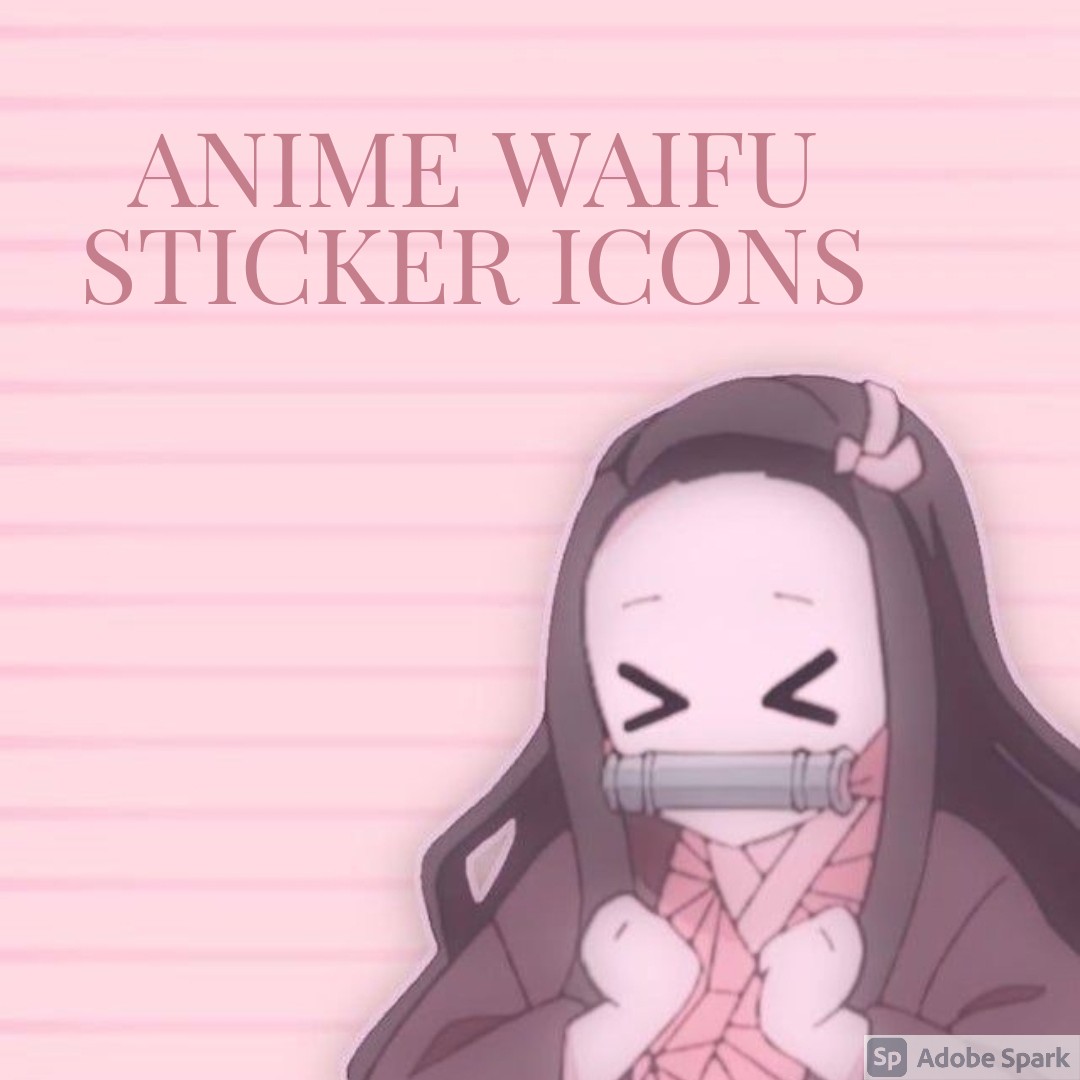 Anime Waifu Sticker Icons, Hobbies & Toys, Stationery & Craft ...