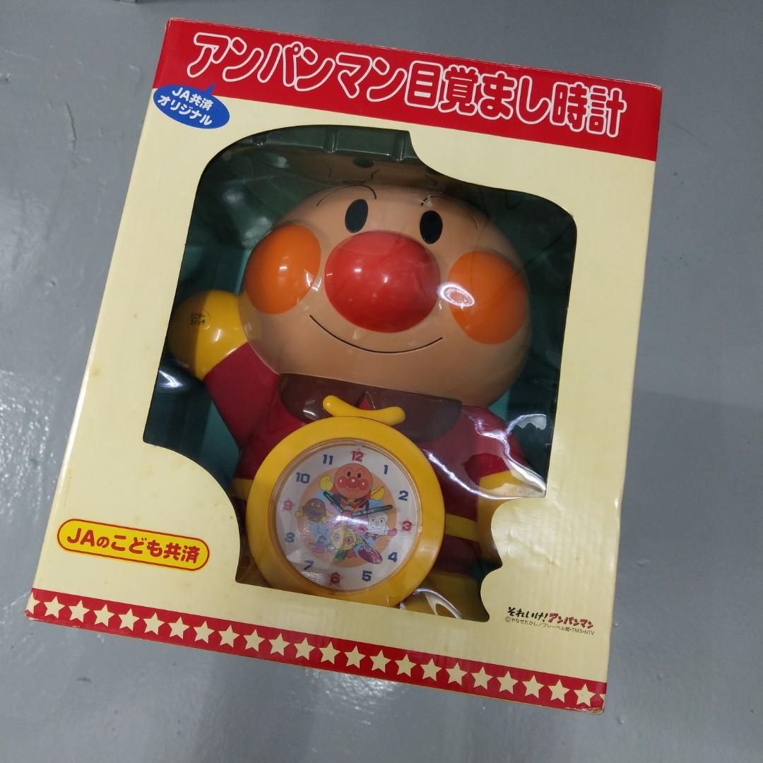Anpanman 麵包超人 alarm clock 座枱時鐘, 興趣及遊戲, 玩具 & 遊戲類 - Carousell