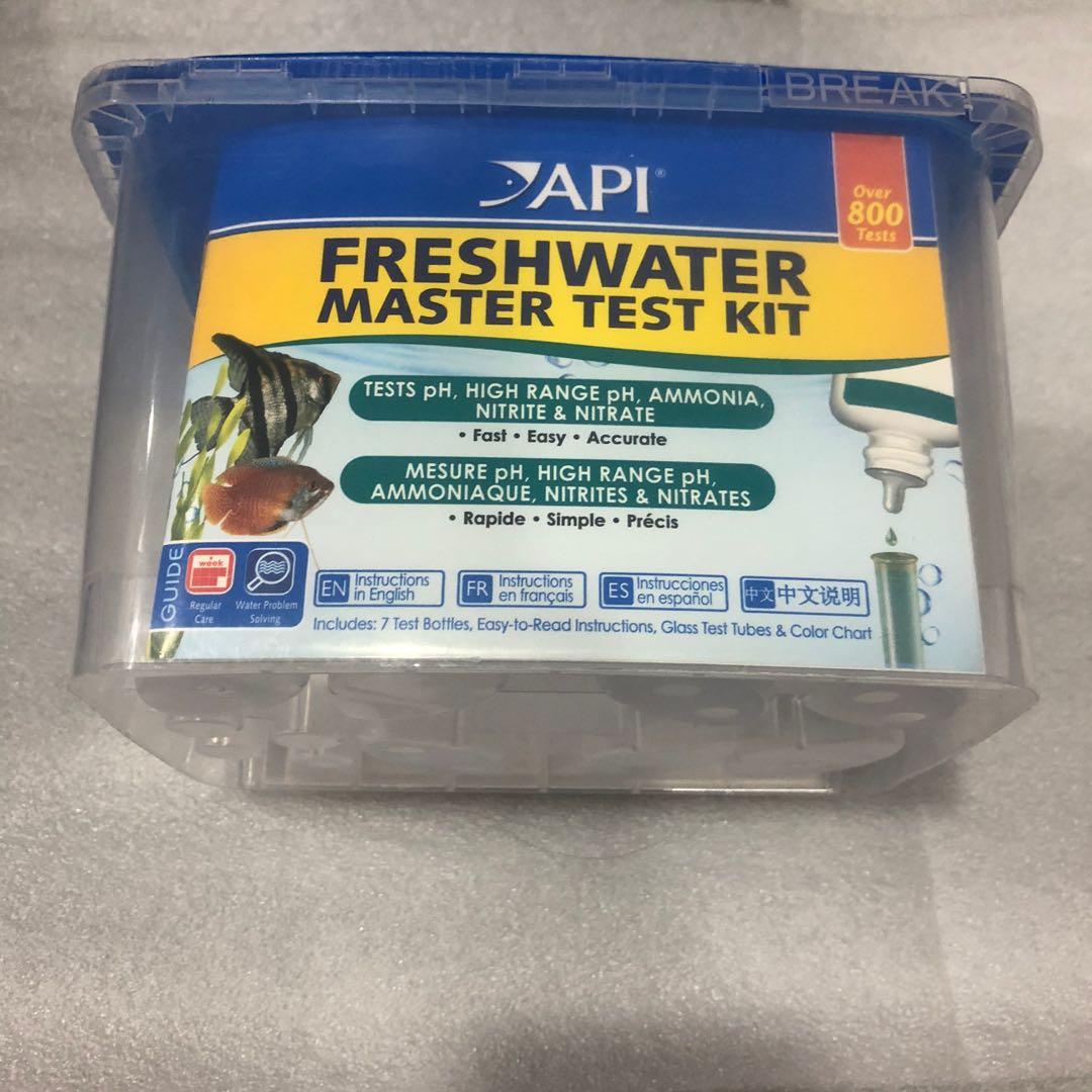API Freshwater Master Test Kit - pH , High Range pH, Ammonia , Nitrite ...