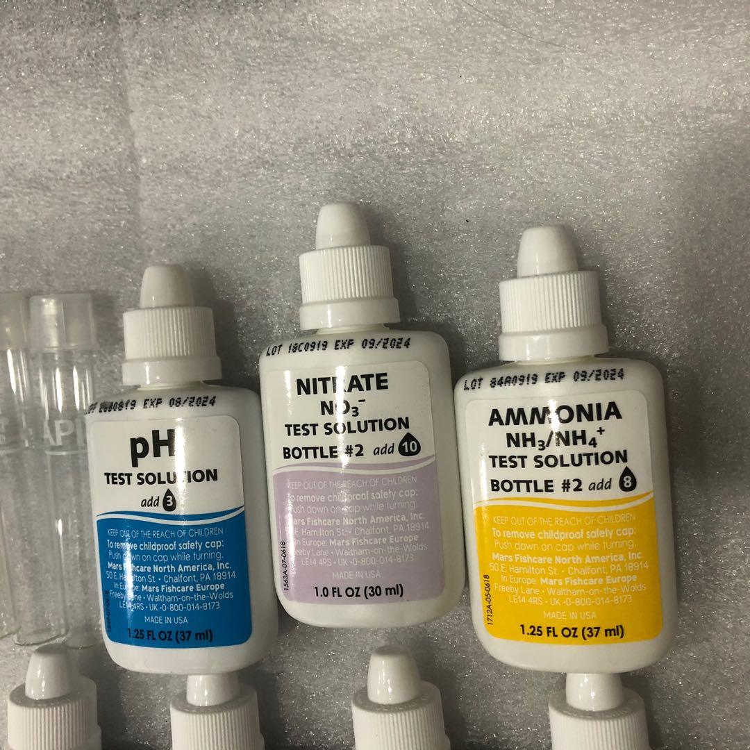 API Freshwater Master Test Kit - pH , High Range pH, Ammonia , Nitrite ...