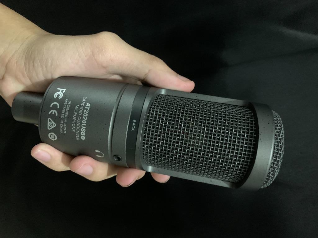Audio-Technica AT2020USB+ Cardioid Condenser USB Microphone, with Built ...