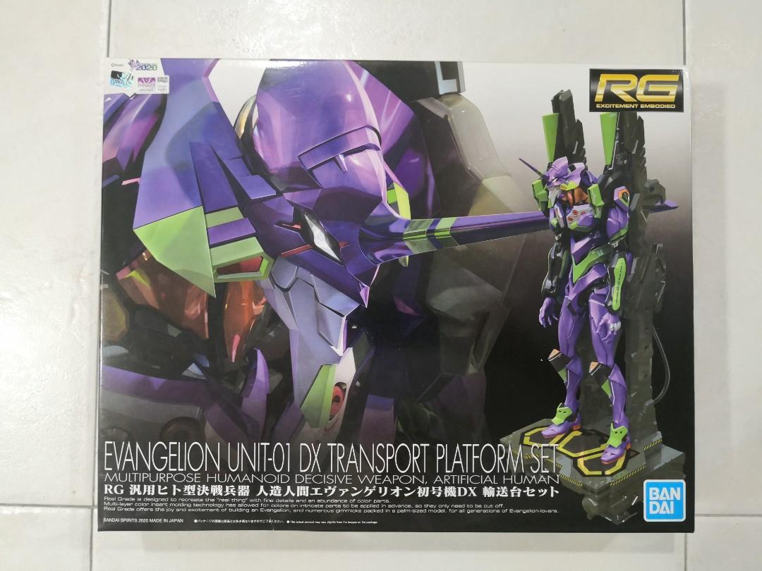 Bandai Rg Evangelion EVA UNIT-01 DX Transport Platform Set, Hobbies & Toys, Toys & Games on ...