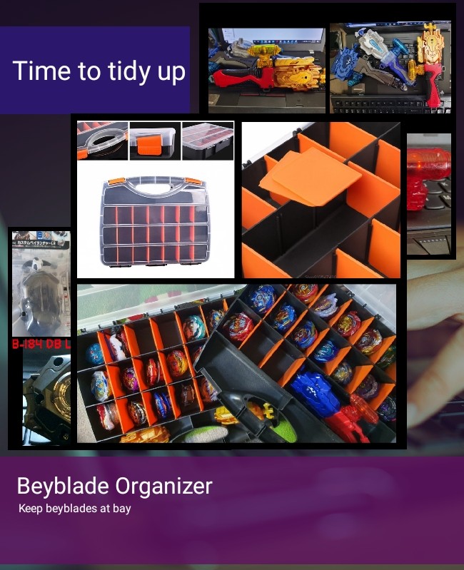 Beyblade Box Organizer, Hobbies & Toys, Toys & Games on Carousell