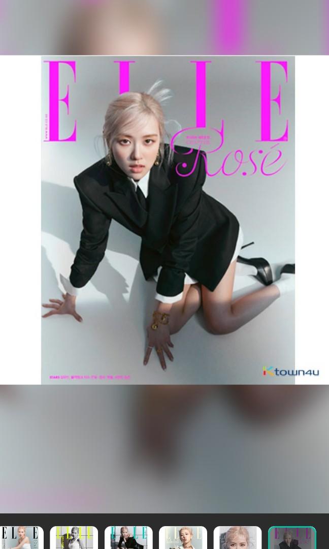 BLACKPINK Rose Elle Korea Magazine cover 2021 June, Entertainment, K ...
