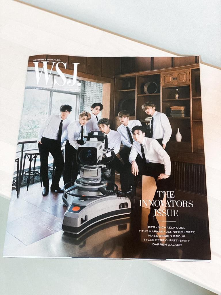 SALE BTS WSJ magazine (Nov 2020), Hobbies & Toys, Books & Magazines, Magazines on Carousell