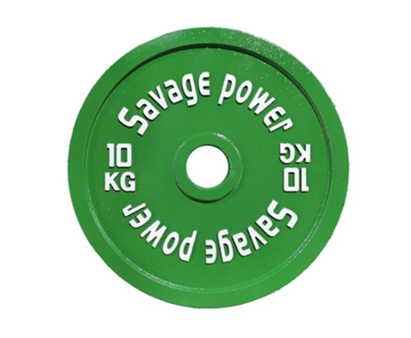 Calibrated Metal Weight Plates Powerlifting Savage Power with ...