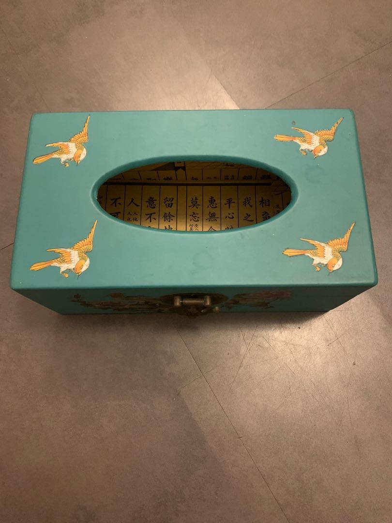 Chinese tissue box, Furniture & Home Living, Home Improvement ...