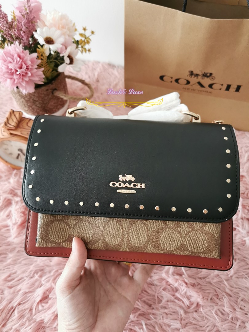 Coach Klare with Rivets Chain Shoulder Bag, Women's Fashion, Bags ...