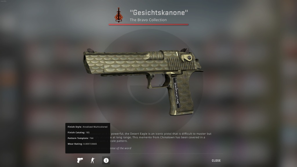CSGO Desert Eagle Golden Koi FN, Video Gaming, Gaming Accessories, Game ...