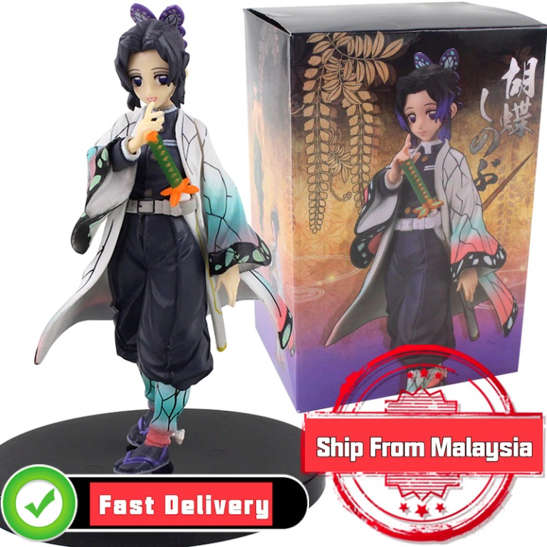 Demon Slayer Kimetsu no Yaiba Kochou Shinobu Action Figure 15cm toys ...