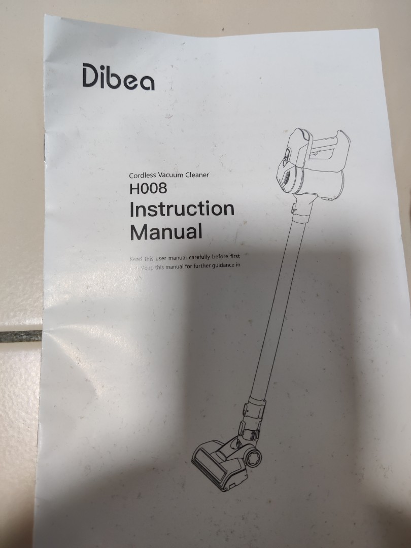 Dibea Cordless Vacuum Cleaner H008, TV & Home Appliances, Vacuum ...
