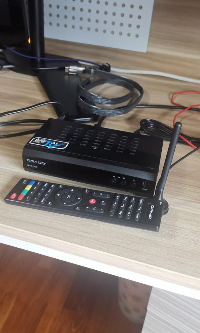 Digital TV Box Draco HDT2-7700, TV & Home Appliances, TV ...