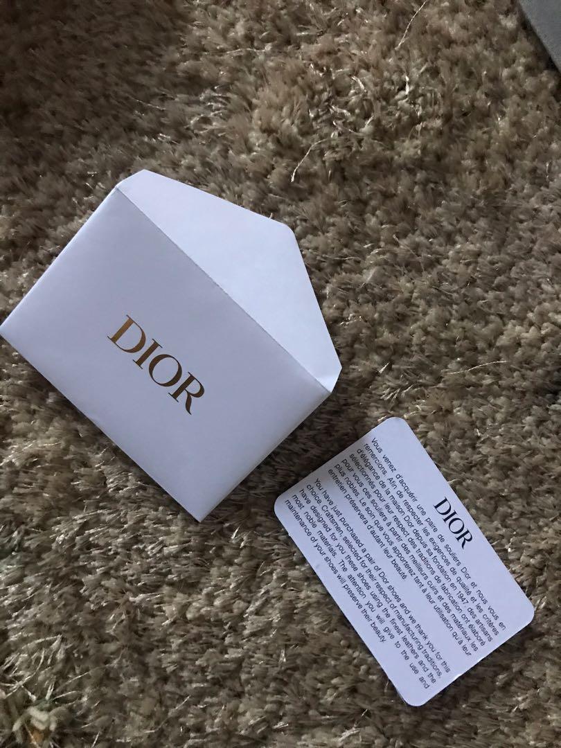 dior aunthentic card christian dior booklet brand label tag dior ...