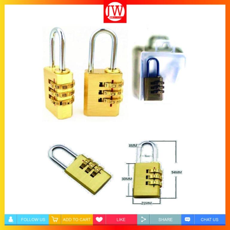 Drawer Lock / Cam Lock / Number Pad Lock, Furniture & Home Living, Home ...