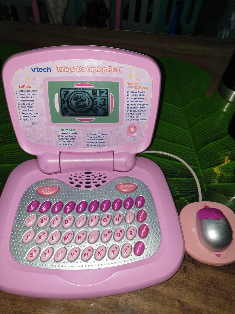 Educational toy laptop (Vtech), Hobbies & Toys, Toys & Games on Carousell