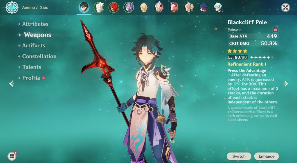 Genshin Impact Constellation 1 Xiao, Diluc and Keqing, Video Gaming ...