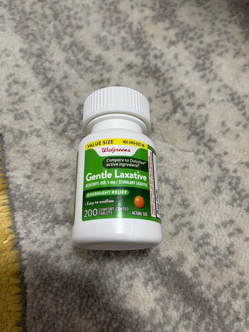 Gentle laxative 200 tablets, Health & Nutrition, Health Supplements ...