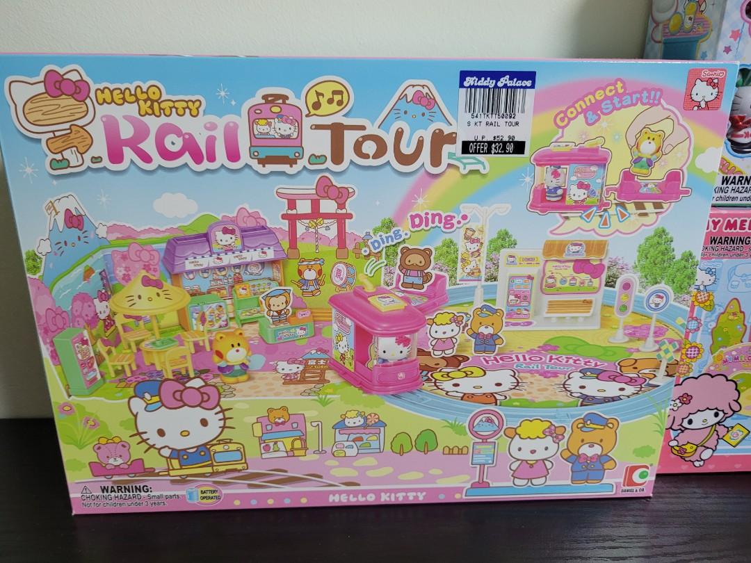 Hello Kitty Rail Tour with battery operated train, Hobbies & Toys, Toys ...