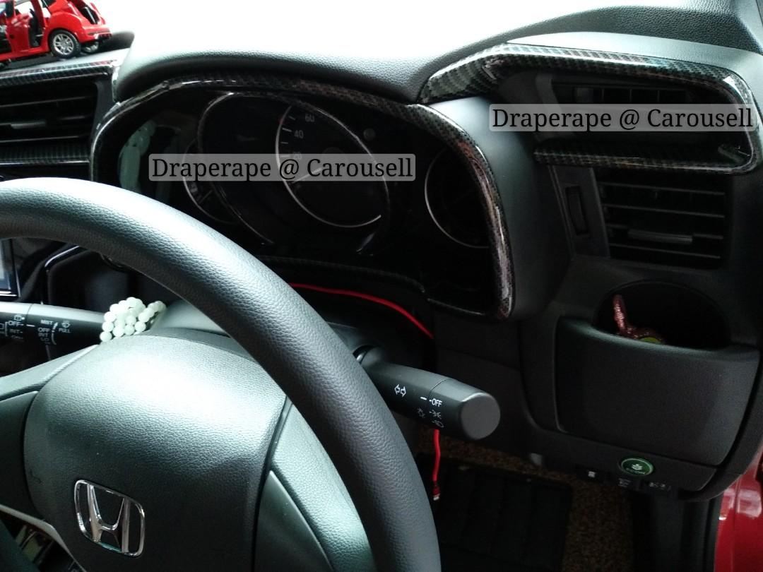 Honda Jazz Fit GK GK3 GK5 GP5 Carbon Fiber Interior, Car Accessories ...