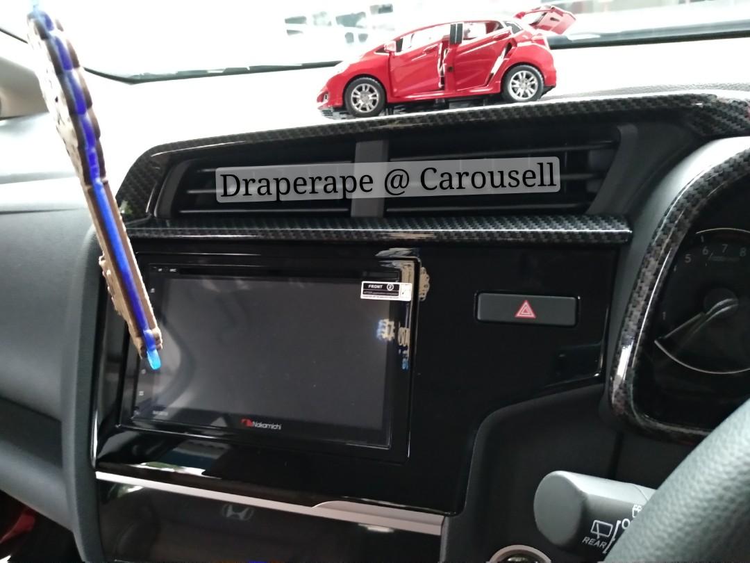 Honda Jazz Fit GK GK3 GK5 GP5 Carbon Fiber Interior, Car Accessories ...