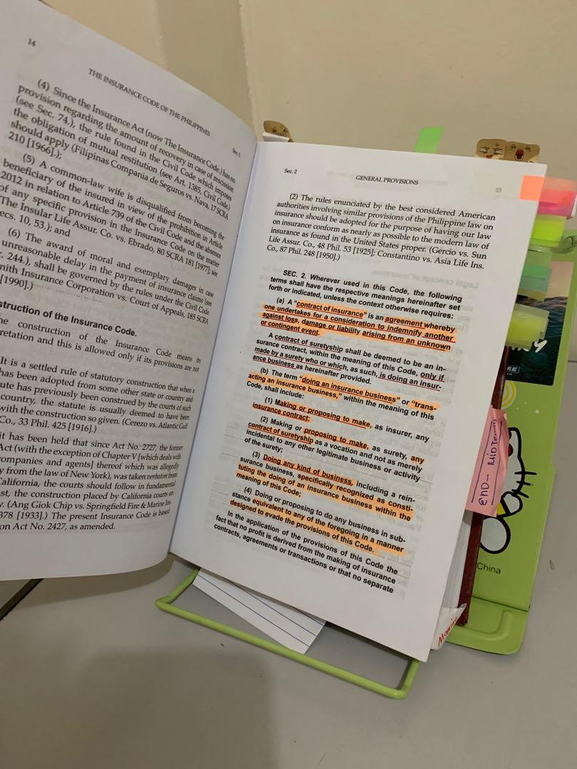 Insurance Code of the Philippines by De Leon ( 2014), Hobbies & Toys ...