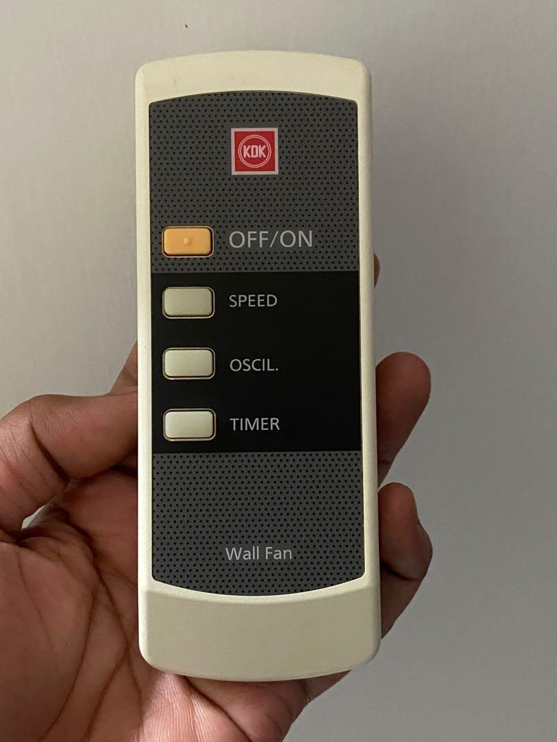 KDK Wall Fan With Remote Control, Furniture & Home Living, Lighting ...