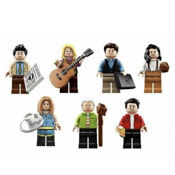 LEGO Minifigs - F.R.I.E.N.D.S Chandler Bing, Gunther, Joey Tribbiani ...