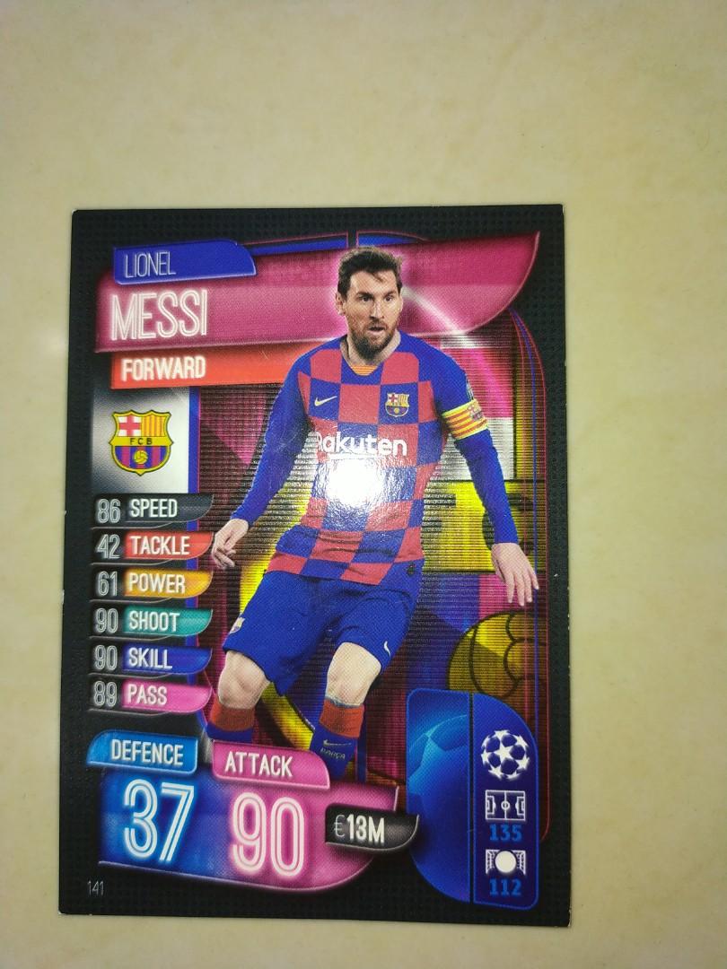 Lionel Messi match attax card, Hobbies & Toys, Toys & Games on Carousell