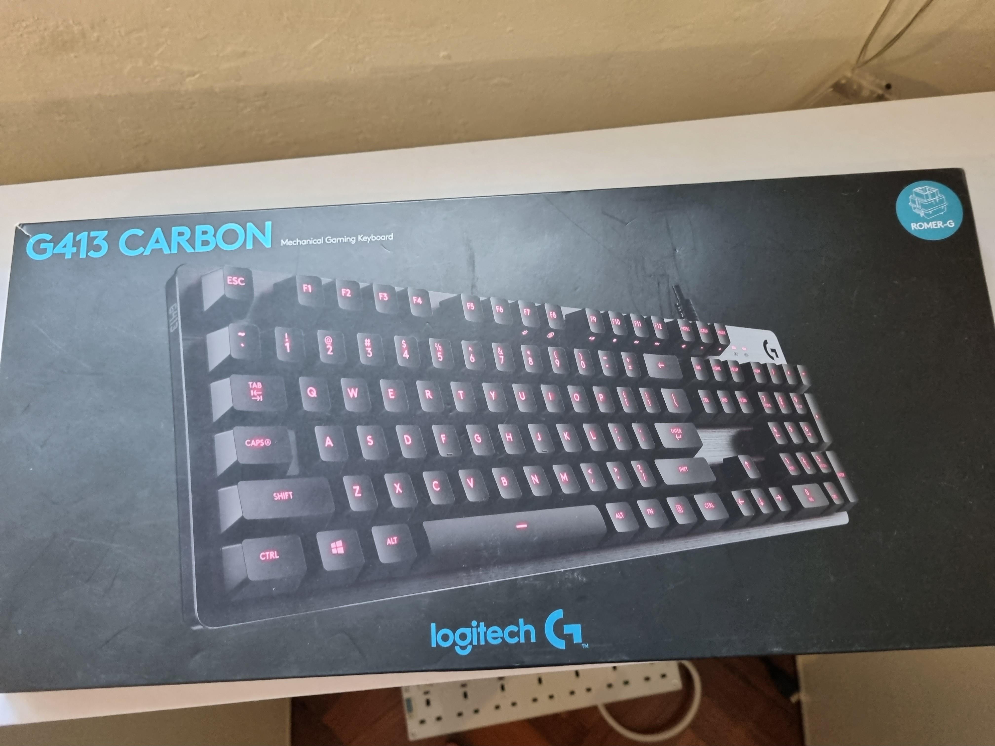 Logitech G413 Carbon Mechanical Keyboard, Computers & Tech, Parts ...