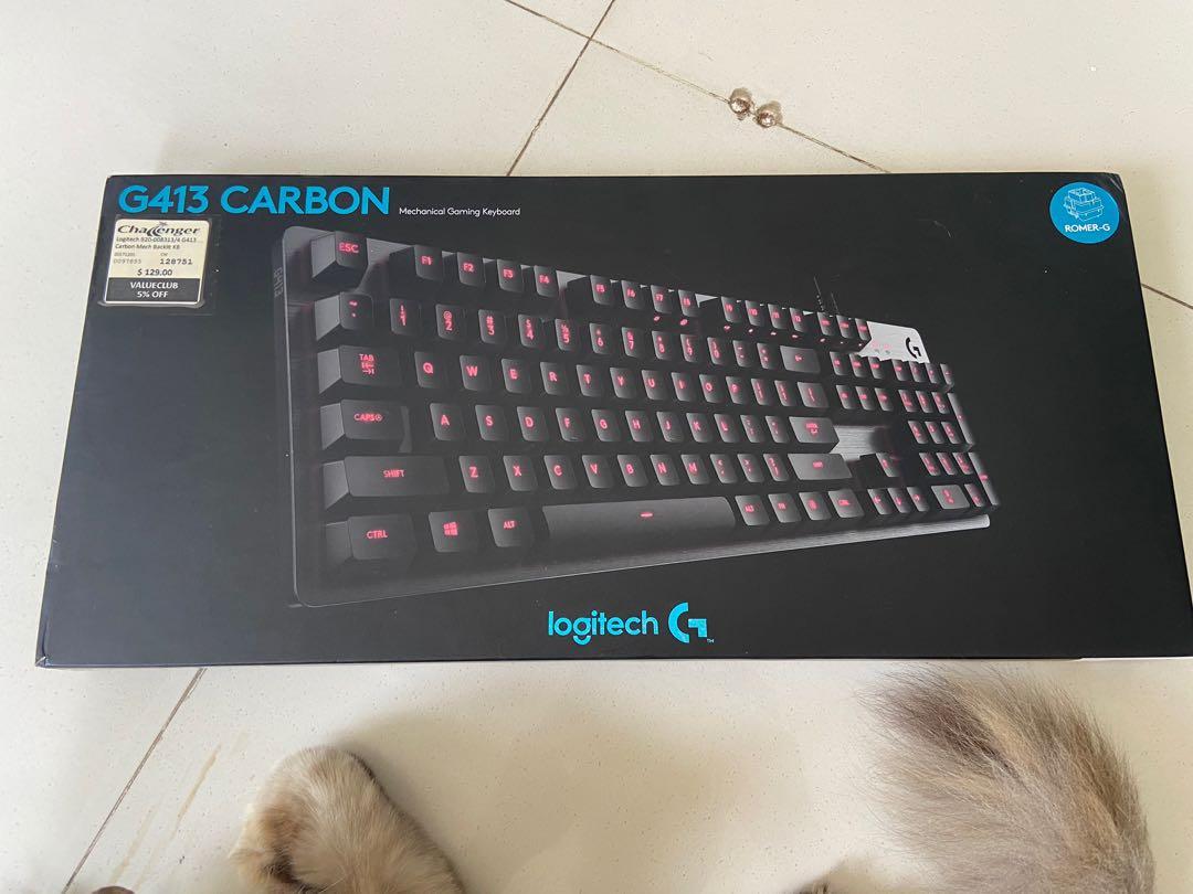 Logitech G413 Carbon Mechanical Gaming Keyboard, Computers & Tech ...