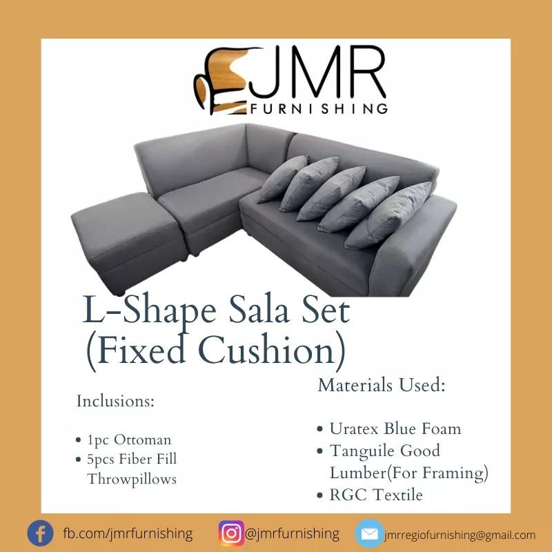 L-Shape Sala Set, Furniture & Home Living, Furniture, Sofas on Carousell