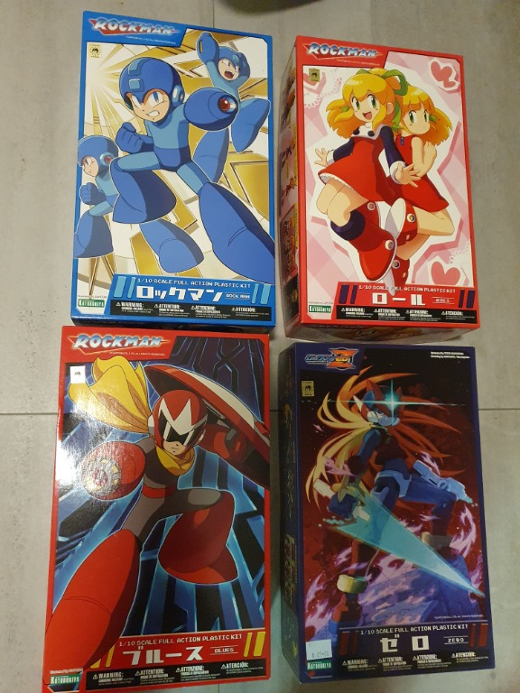 Mega Man Proto Man Roll Zero plastic model kit collection, Hobbies ...