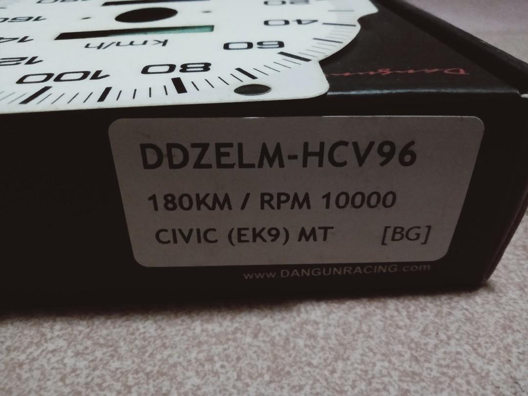 Meter Dangun Racing Honda Ek9, Auto Accessories on Carousell