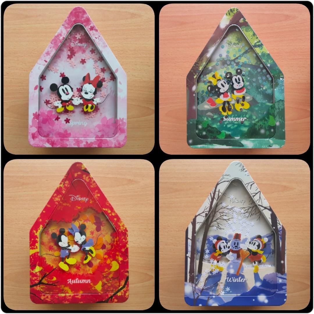 Mickey & Minnie Mouse Kit Kat Seasonal Metal Tins, Hobbies & Toys ...