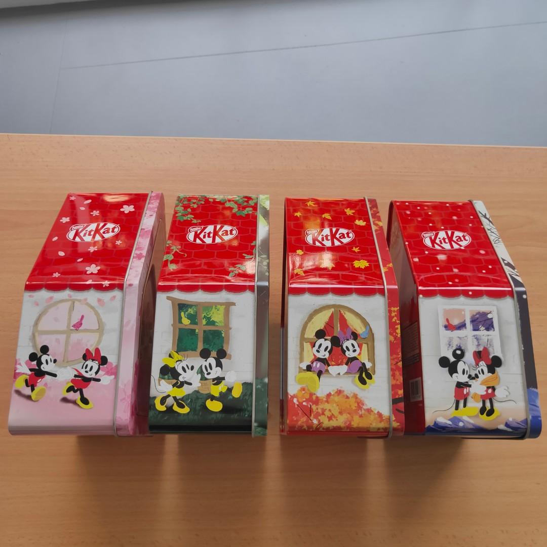 Mickey & Minnie Mouse Kit Kat Seasonal Metal Tins, Hobbies & Toys ...