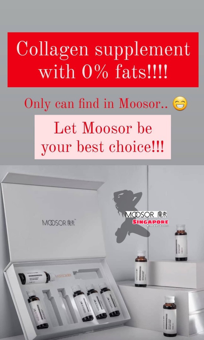 ⚡NEW Launch⚡Moosor Collagen Supplement Drink 6000mg ZERO fats No fishy ...