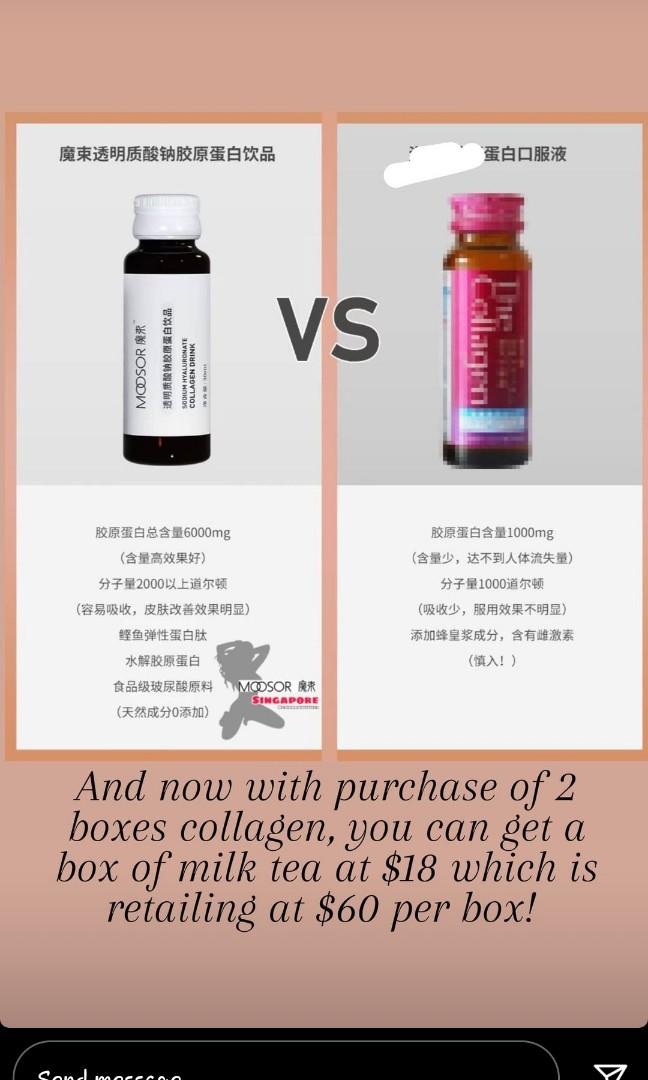 ⚡NEW Launch⚡Moosor Collagen Supplement Drink 6000mg ZERO fats No fishy ...